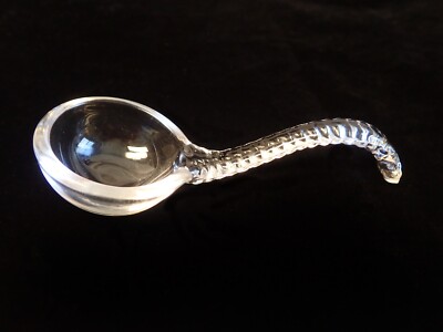 Vintage glass ladle/spoon | eBay
