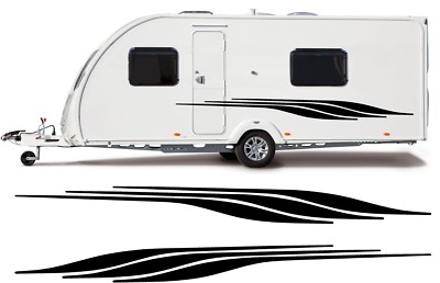 MOTORHOME/CARAVAN VINYL GRAPHICS KIT DECALS STICKERS STRIPES #66XXL ...
