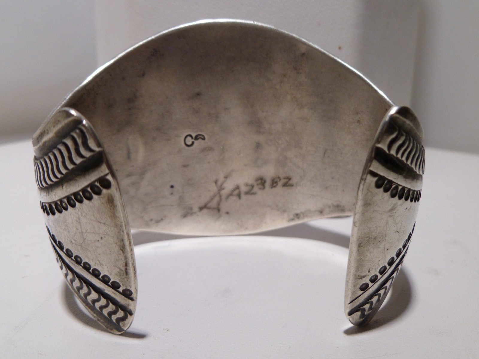 Carl Allen Begay 1912-1972 Navajo Cuff Bracelet Shadow Box Turquoise ...