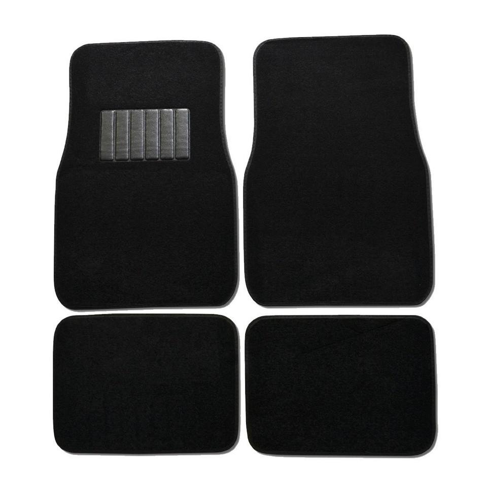 New 4pcs Set Universal Fit Car Truck Front Rear Vinyl Heel Pad Carpet ...