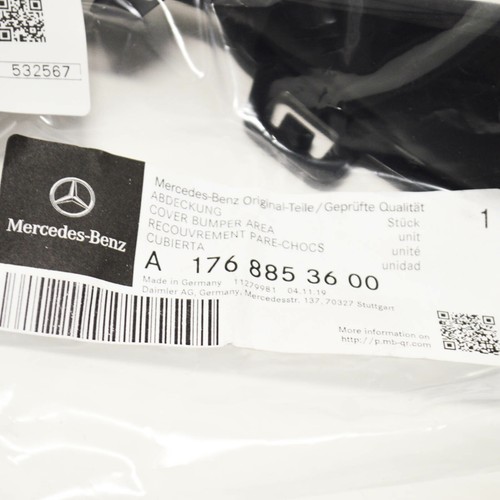 NEW MERCEDES-BENZ A W176 FRONT BUMPER CENTER RIGHT COVER A1768853600 ...