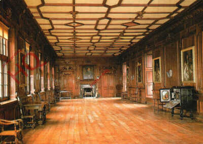 Picture Postcard, Chirk Castle, Clwyd, the Long Gallery | eBay