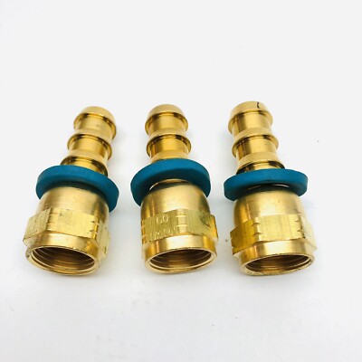 LOT OF 3 EATON AEROQUIP HOSE FITTING SOCKET LESS PUSH | eBay