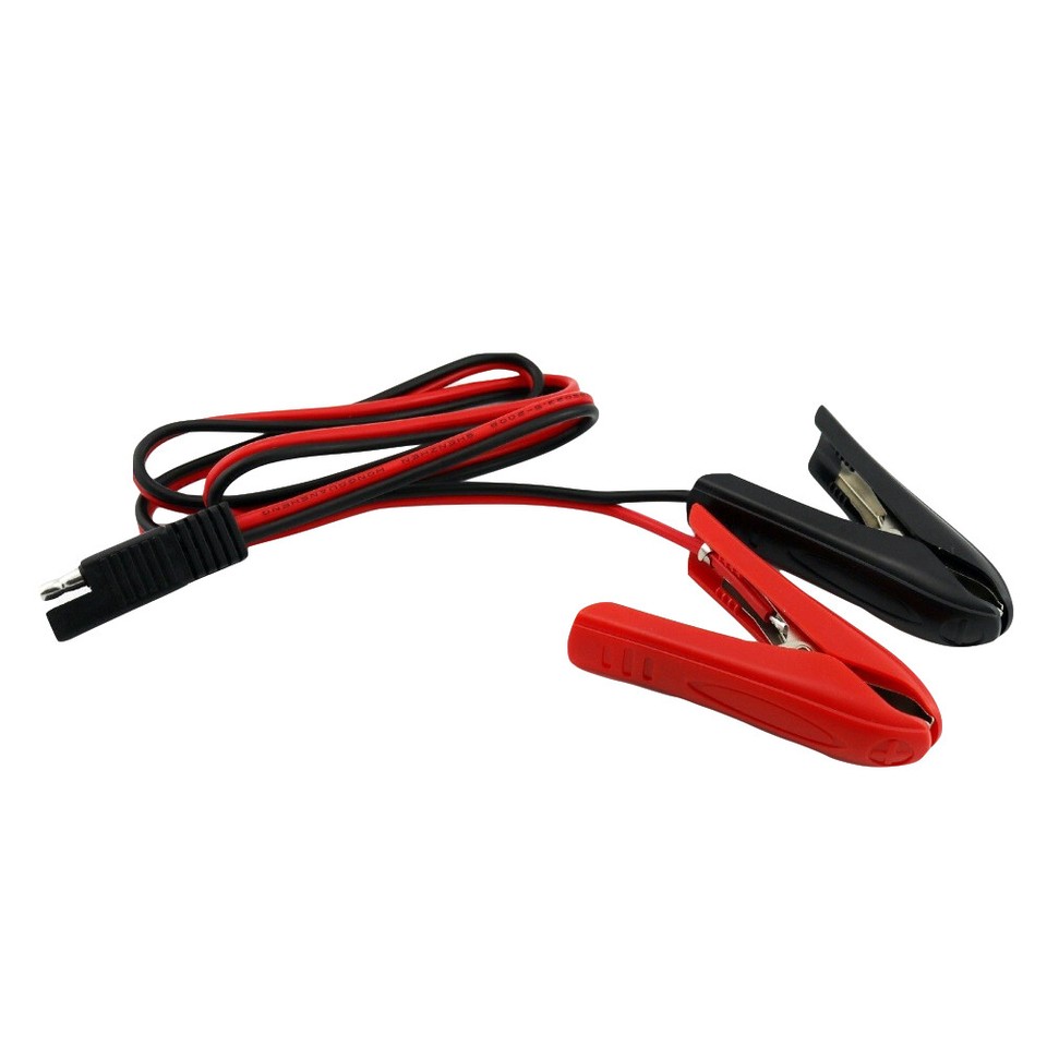 SAE to Alligator Clips Solar Battery Adapter Extension Connector Cable ...