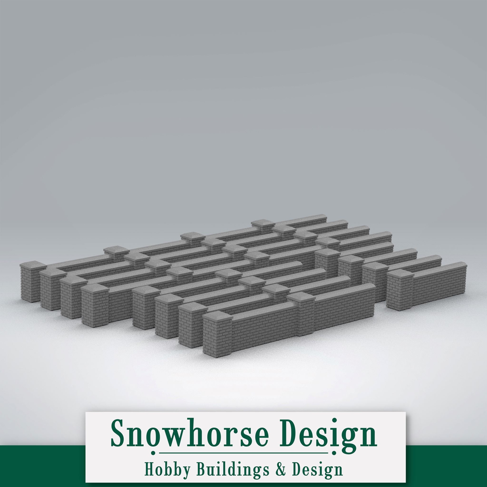 Brick Wall Sections (HO Scale 1:87) | eBay