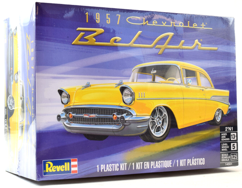 Revell 1957 Chevrolet Bel Air 2-In-1 1/25 Scale Plastic Model Car Kit ...