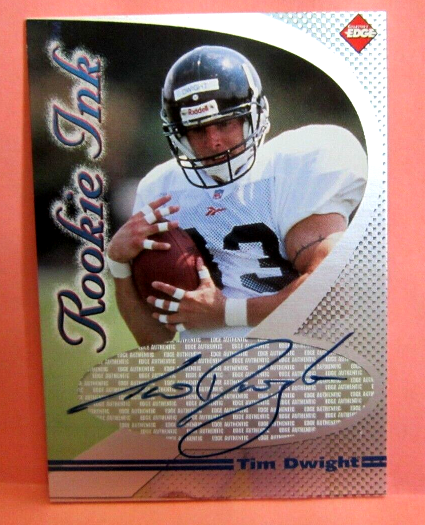 Tim Dwight RC 1998 Collector's Edge Rookie Ink Autograph!Falcons WR/KR ...