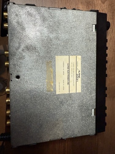 ALPINE 3331 Graphic Equalizer EQ 11-Band Pre-Amp | eBay