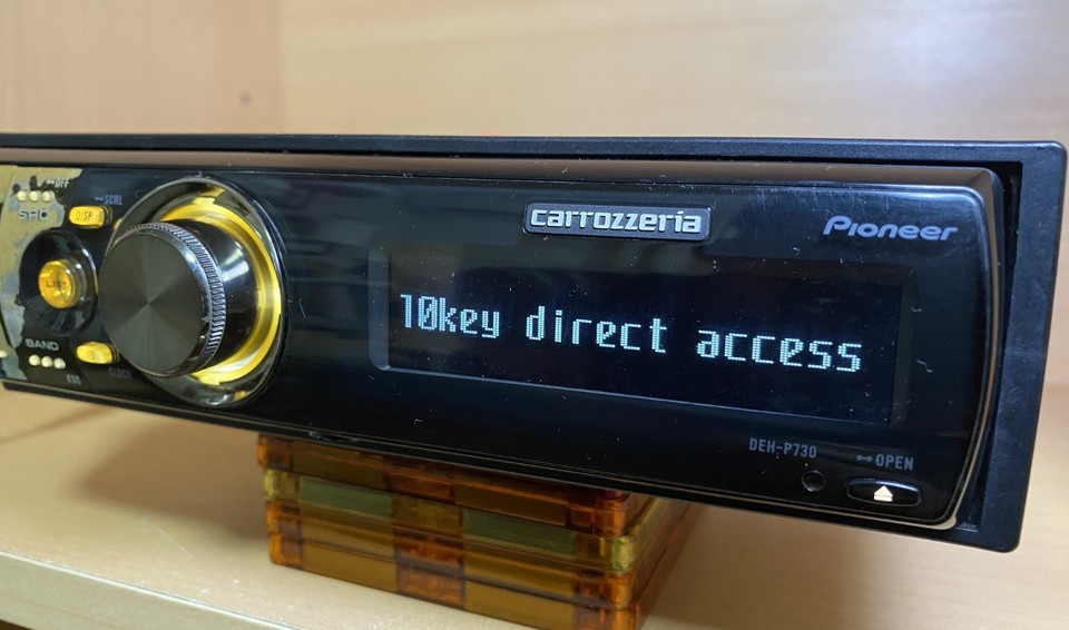 Pioneer Carrozzeria DEH-P730 Car Audio 1DIN CD IP-BUS Working Tested ...