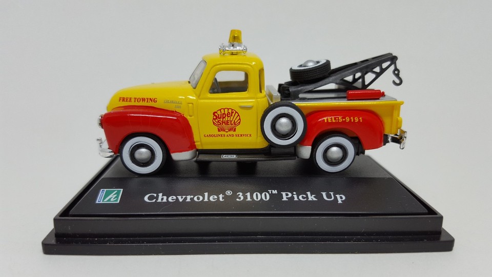 Cararama 1950 1/72 Scale Chevrolet Chevy 3100 Pick Up Wrecker Tow Truck ...