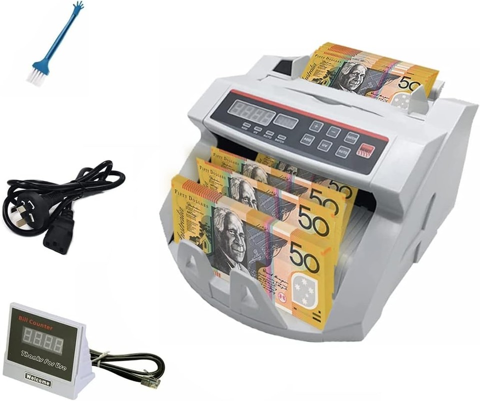 Yarra Supply Automatic Money Counter with UV, High Speed Bill Counting ...
