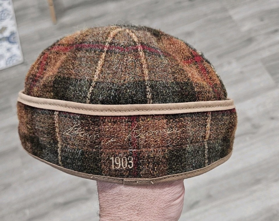 Stormy Kromer Cap 7 1/2 Wool Plaid Outdoor Hiking USA Made Ear Flap | eBay