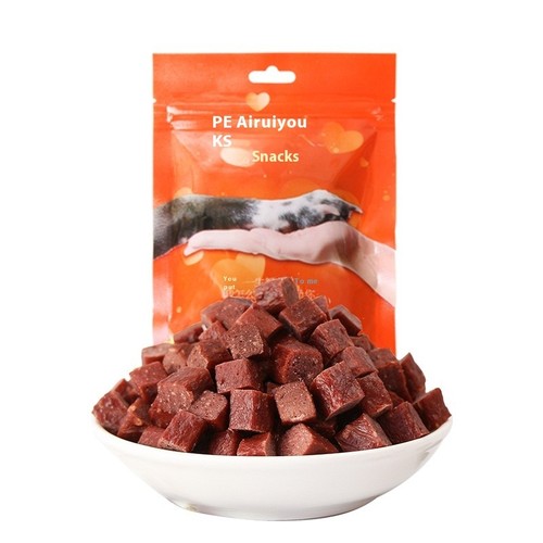 Dog Snacks Dried Beef Cubes Wholesale Pet Snacks Chicken Grain Dog ...