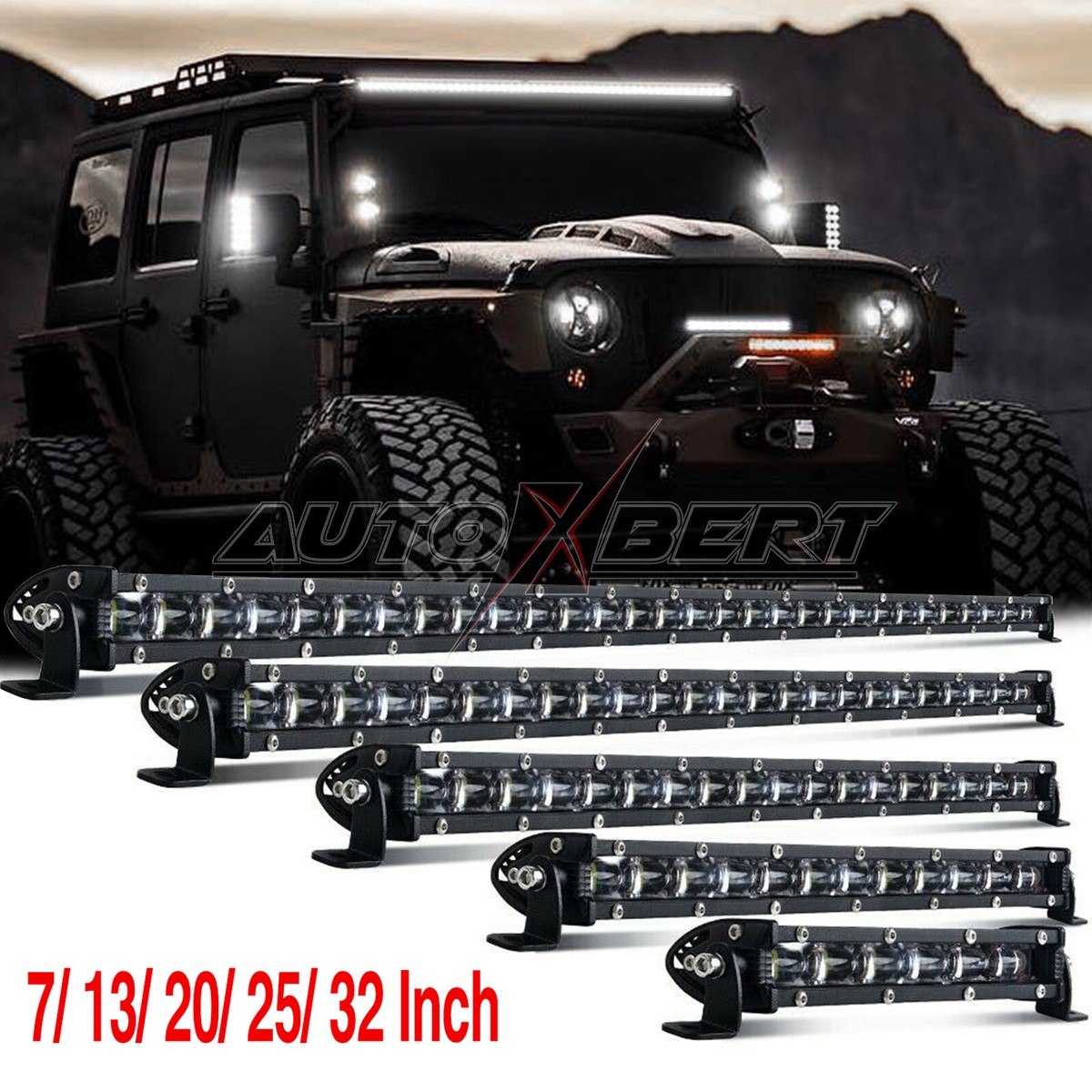 25 Off Road Led Light Bar
