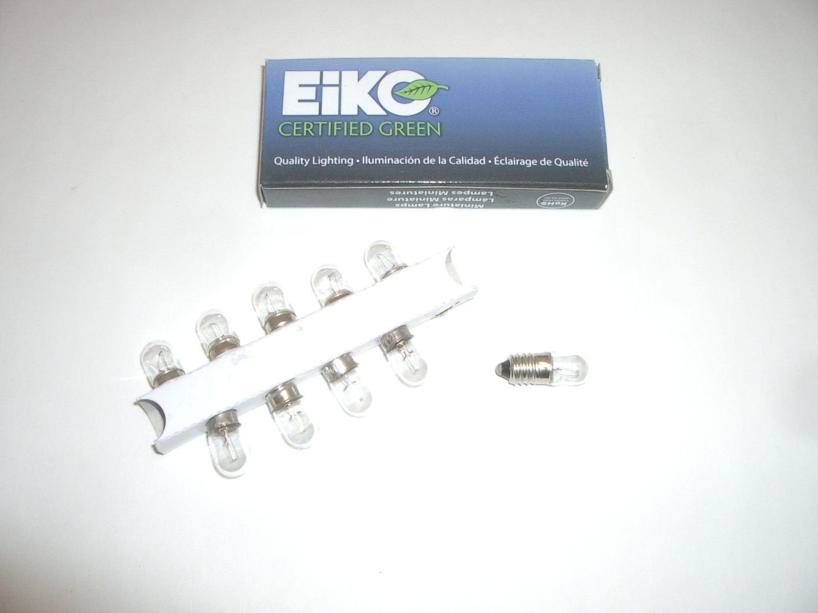 EIKO (or CEC) 1487 INDICATOR INCANDESCENT LAMP 14VDC BULB T3.25 SCREW ...