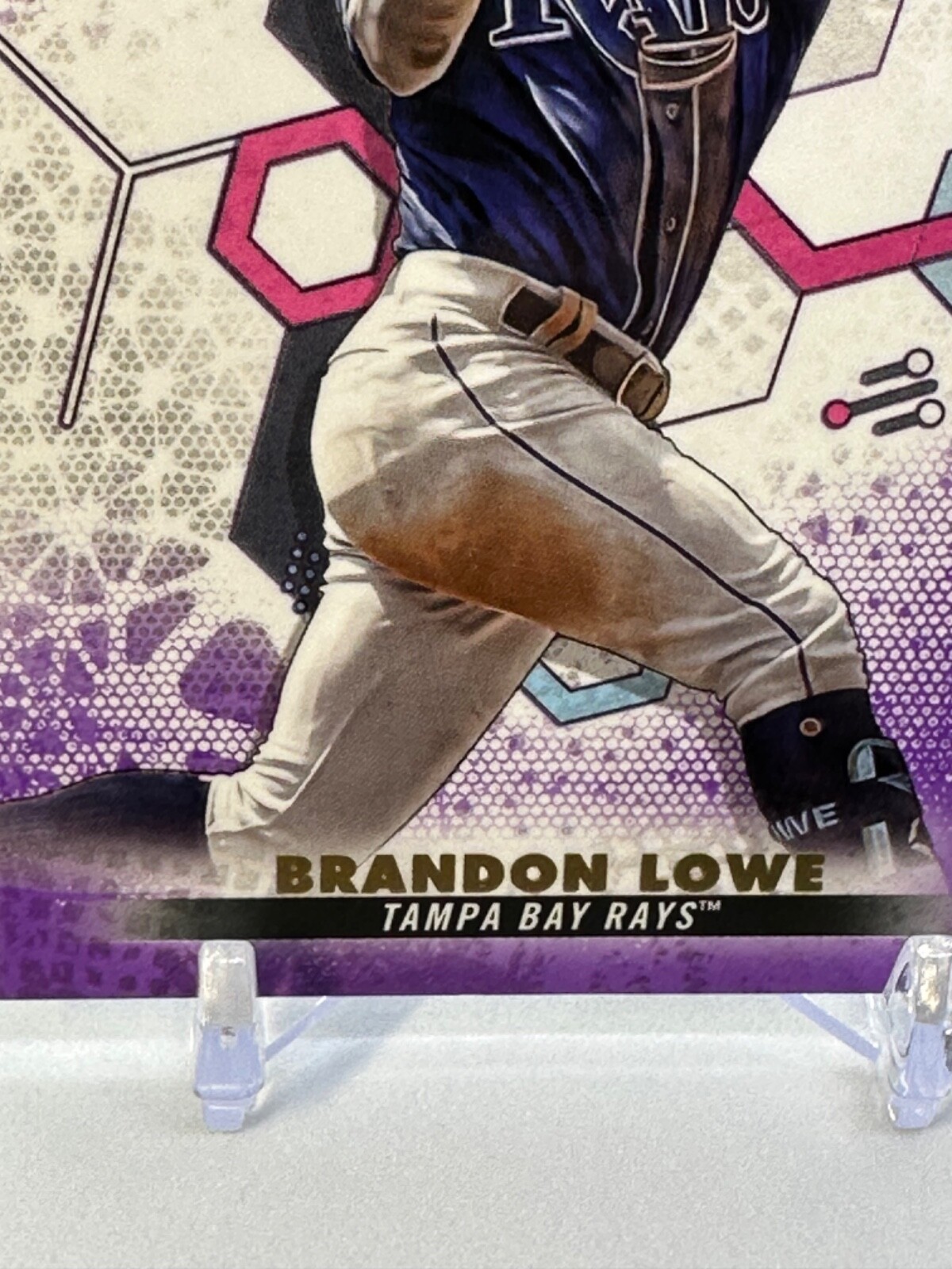 2022 Topps Inception Brandon Lowe Purple TampaBay Rays Baseball Card ...