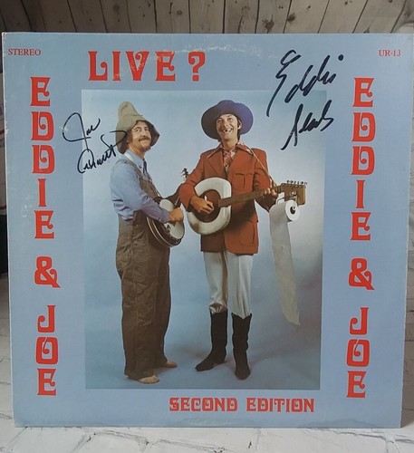 EDDIE & JOE LIVE SECOND EDITION Signed LP | eBay
