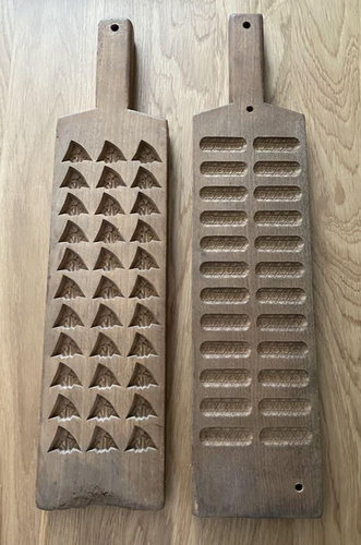 Japanese Cake Mold KASHIGATA Vintage Rakugan Antique Wooden mold Set of ...
