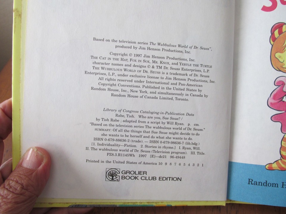 2-FIRST EDITION DR SEUSS BOOKS:WHO ARE YOU SUE SNUE/MR.BROWN CAN MOO | eBay