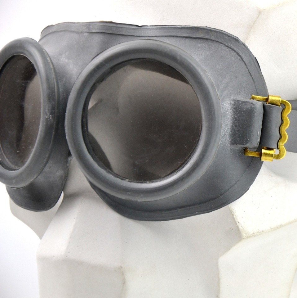 Vintage NATO round goggles eye protection glass army goggles | eBay
