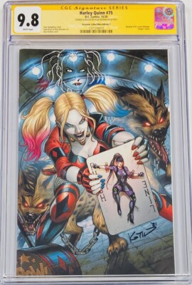 Harley Quinn #75 Batman #251 Homage Cover C Signed & OA Remark Sketch ...
