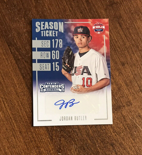 Jordan Butler 2016 Contenders Season Ticket Auto 18U-JB USA Florida ...