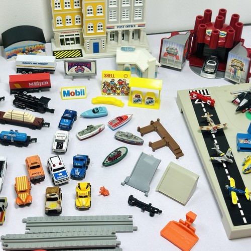Micro Machines Lot Cars Boats Planes Vintage 80s/90s Buildings ...