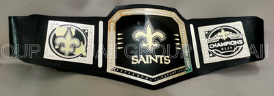 New Orleans Saints NFL Championship Belt Adult Size 2mm Brass | eBay