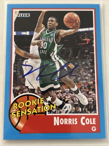2011-12 Fleer Retro - Rookie Sensation Autographs #68 Norris Cole (AU ...