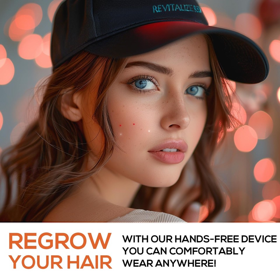 Laser Hair Growth Cap,Laser Therapy Cap Hair Growth Device Cap for Hair ...