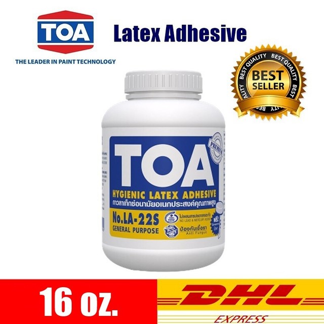 TOA Latex Hygienic Adhesive Glue General Purpose Paper Wallpaper Wood ...