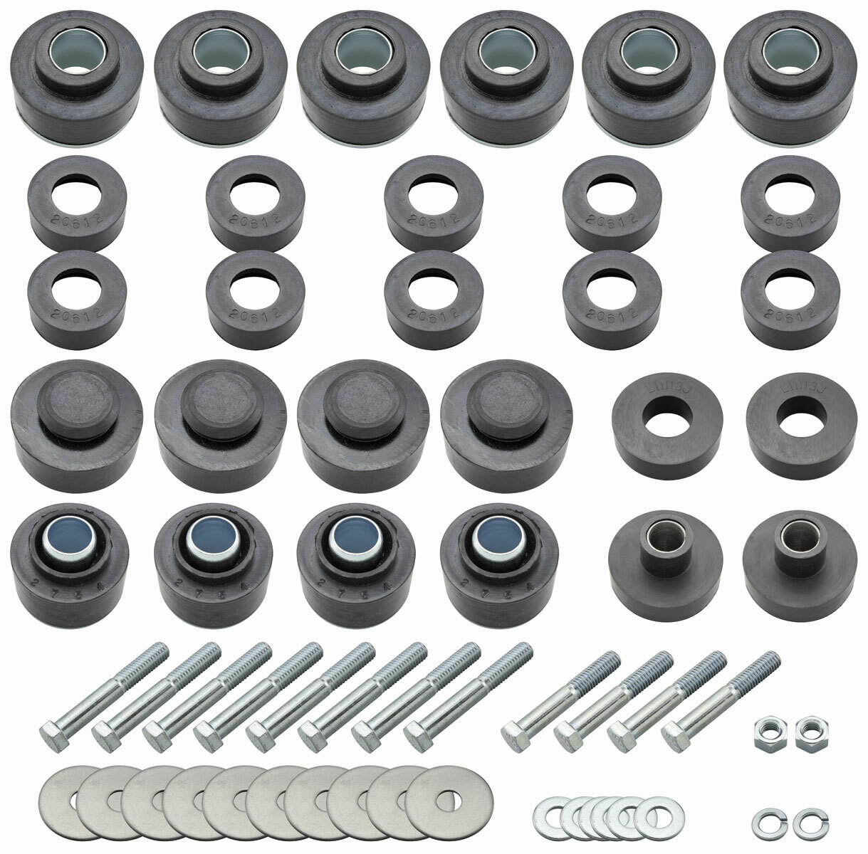 RestoParts Complete Body Bushing Kit 1968-72 Pontiac GTO Lemans Grand ...