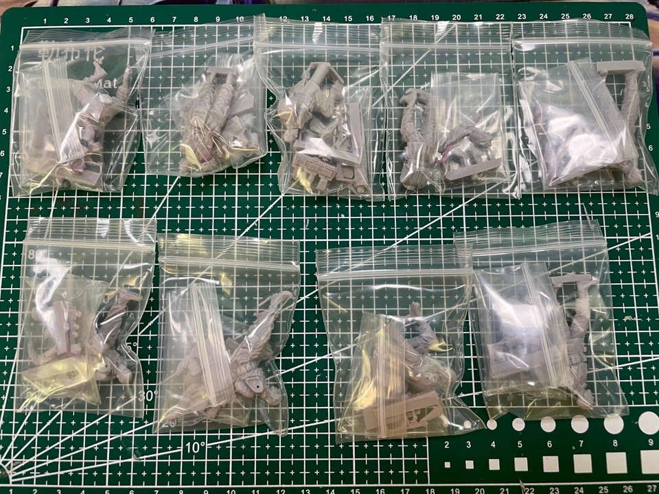 1/35 Resin Figure Kit 9pcs Soldiers US Army 101st Airborne Division (no ...