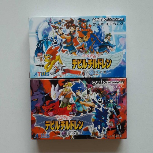 New Set of 2 Shin Megami Tensei Devil Children Hikari & Yami no Sho GBA ...