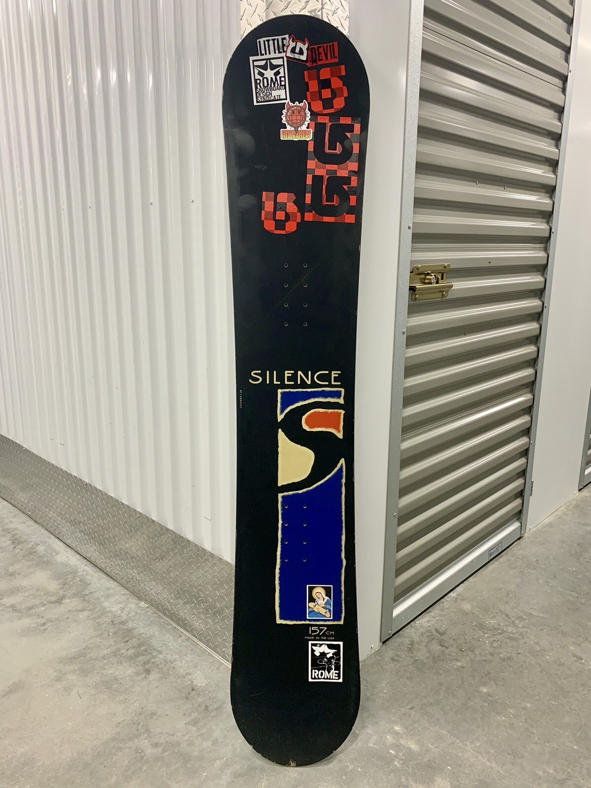 Vintage Silence 157cm Snowboard Old School Mid-90s Terrain Park Jib ...