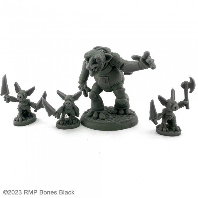 PIZZA DUNGEON ANIMATRONICS Reaper Miniatures Bones Black REM20933 D&D ...