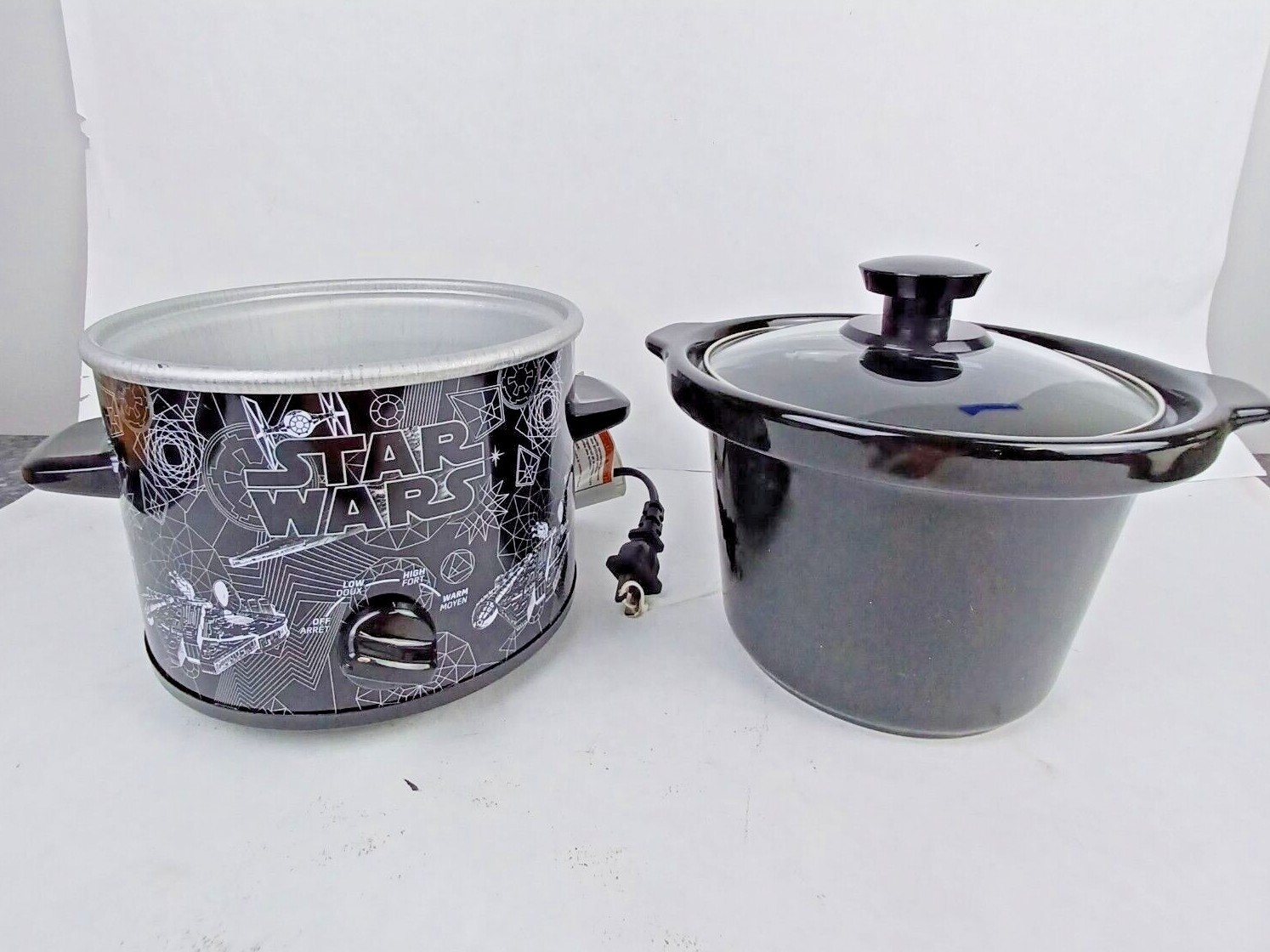 Star Wars 2 Quart Slow Cooker Crock Pot W/Removable Stoneware Disney | eBay