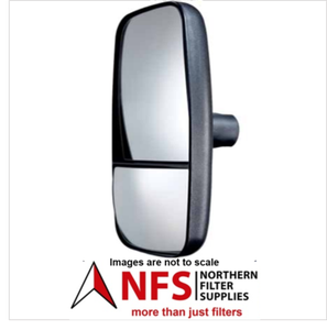 Double Universal Mirror Tractors Truck Digger Wing Split Fixing Zoom ...