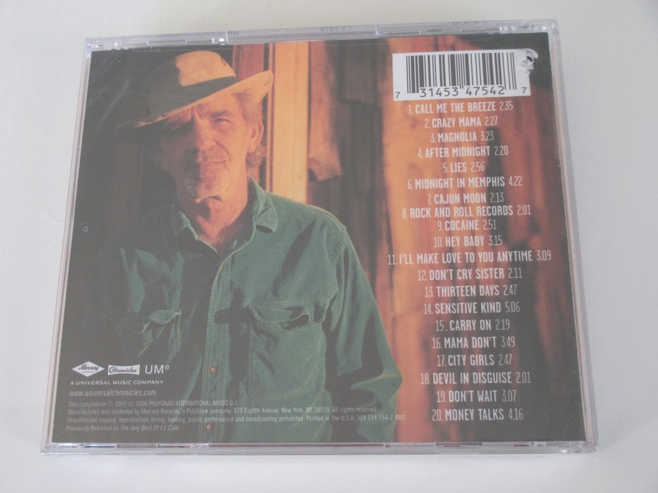 JJ Cale The Definitive Collection 2006 Polygram CD Sealed | eBay