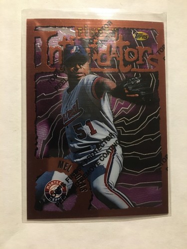 1996 Topps Finest Intimidators Bronze #132 Expos Mel Rojas Baseball ...