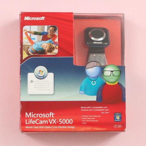 Microsoft LifeCam VX-5000 (Black) Webcam for Windows PC *NEW IN BOX* | eBay