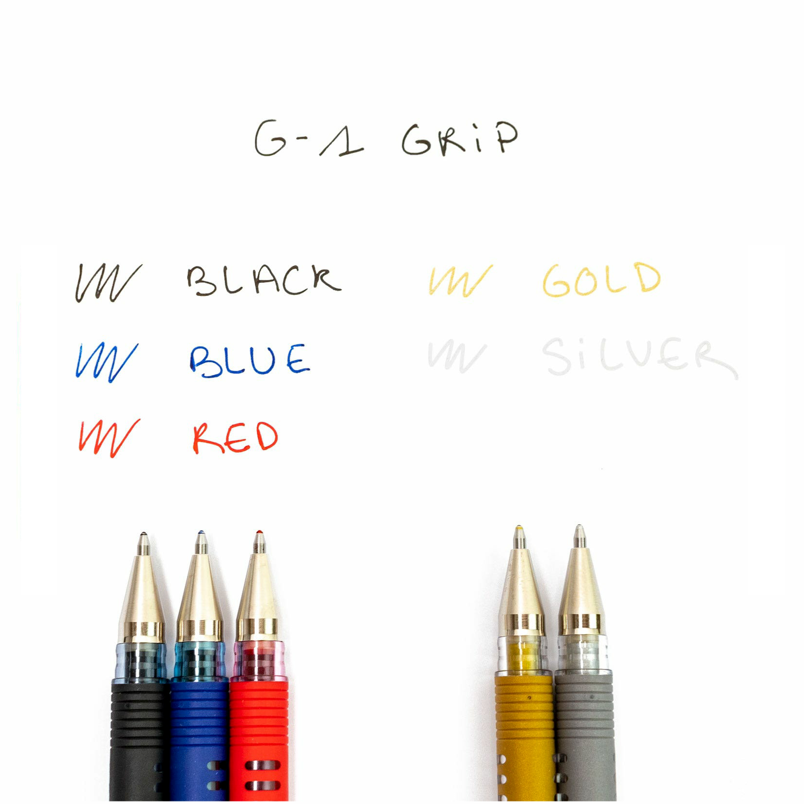 Pilot G1 Grip 05 Gel Rollerball Pen Fine Tip G-105 0.5mm Black Blue Red ...