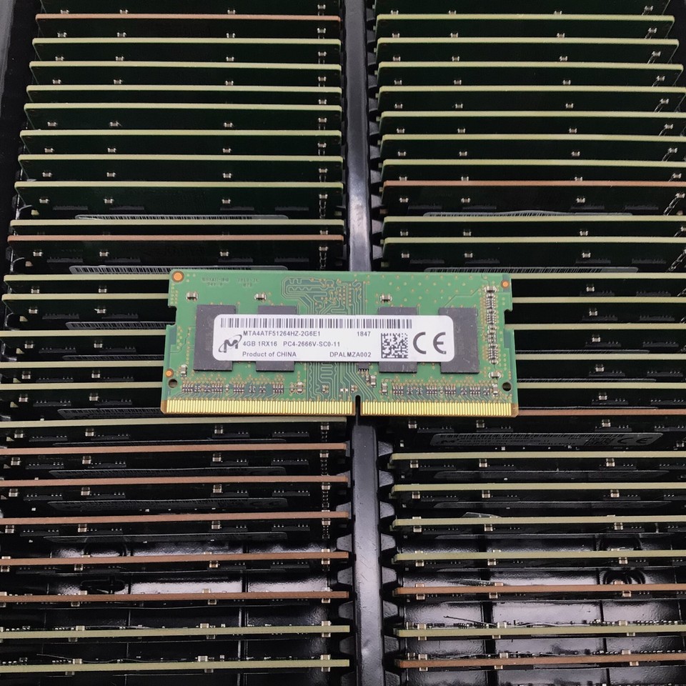Lot of 100 4GB PC4-2666 DDR4 SODIMM Memory *Mixed Brands | eBay