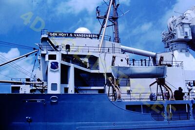 Original slide photo Florida 1960s Gen. Hoyt S. Vandenberg ship Bridge ...