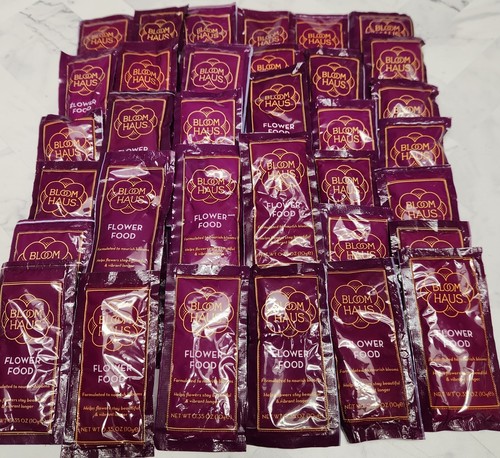 BLOOM HAUS CUT FLOWER FOOD 50 PACKETS 10g | eBay