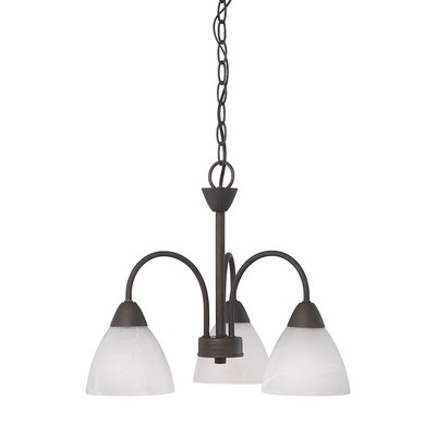 Thomas Lighting Tia 3-Light Chandelier, Painted Bronze - 190005763 | eBay