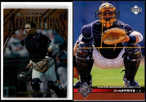 1997 Jim Leyritz (2) Card Lot - RARE TREASURE | eBay
