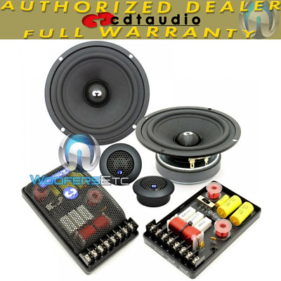 CDT AUDIO HD-52 NEW 5.25" 2 WAY COMPONENT SPEAKERS HD52 HIGH DEFINITION ...