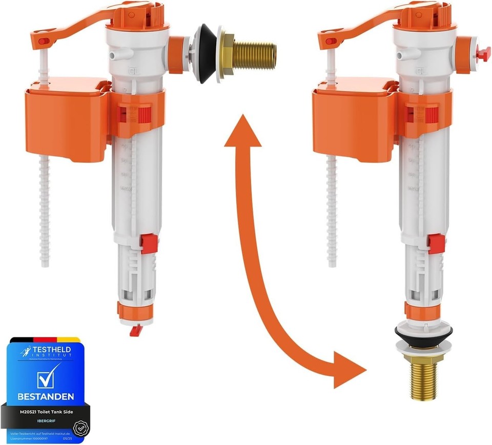 Telescopic Float Valve for Cisterns - Adjustable & Efficient Water Flow ...