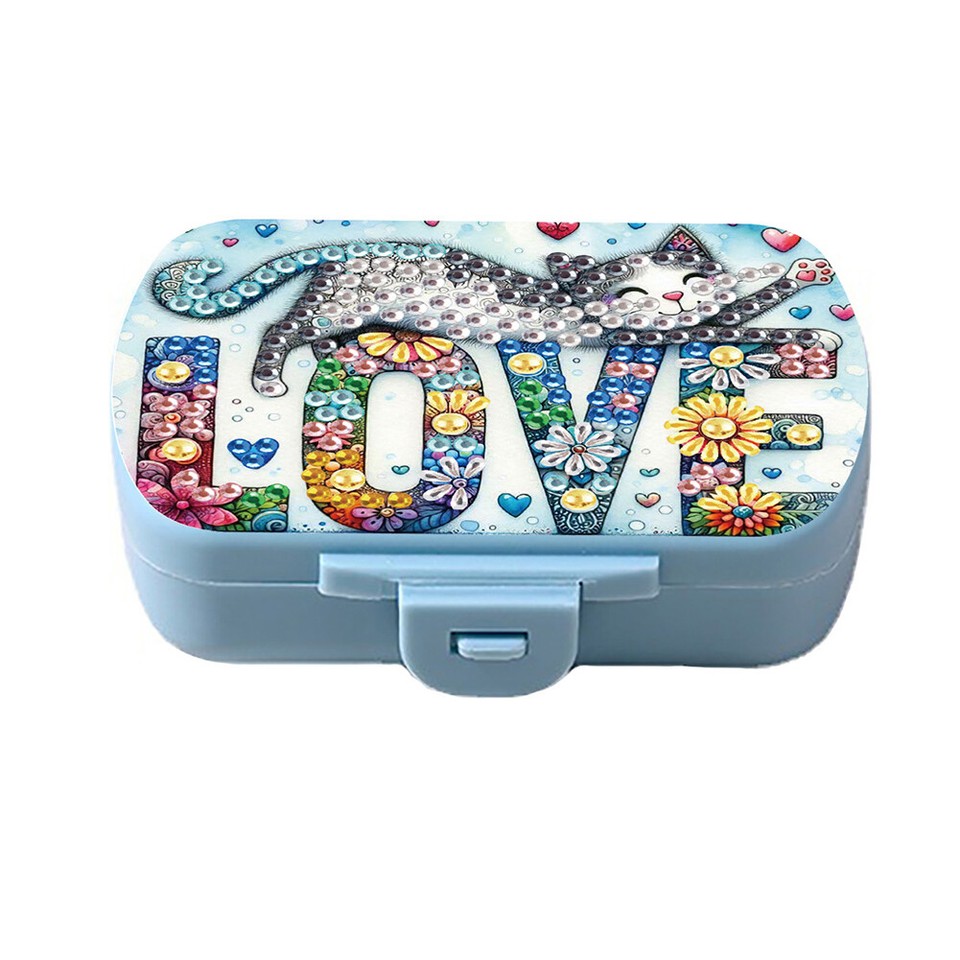 Diamond Painting Pill Dispenser Diamond Painting Kit Pill Box for ...